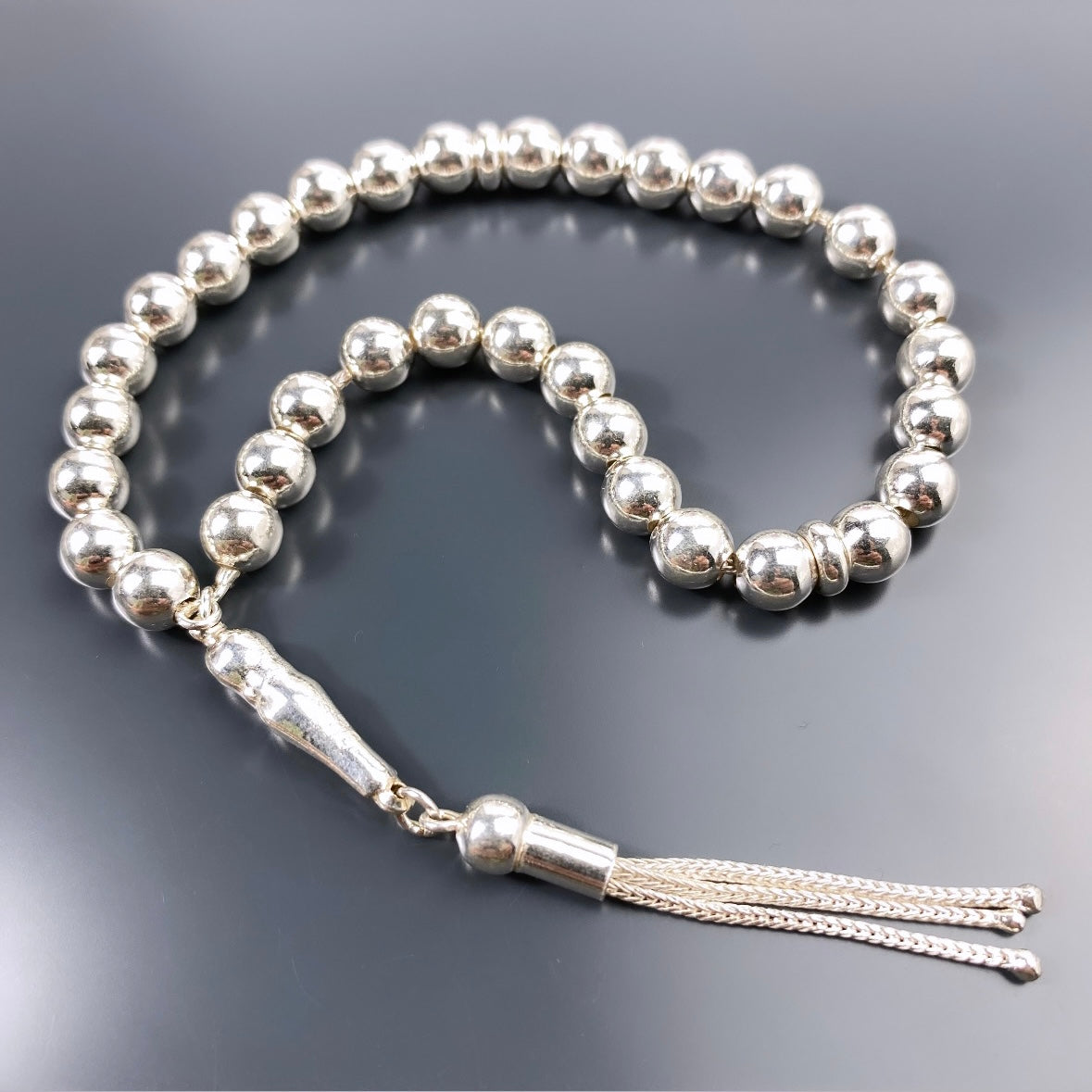 Silber Tesbih 925 Küre Kesim Modell 1